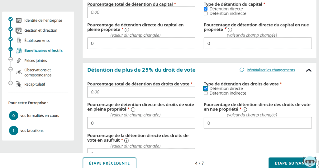 Registre des Bénéficiaires Effectifs : mise à jour et accès